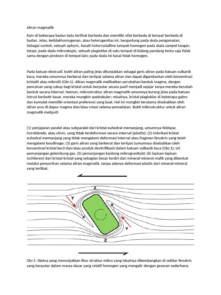 Aliran Magmatik dan Foliasi Batuan | PDF