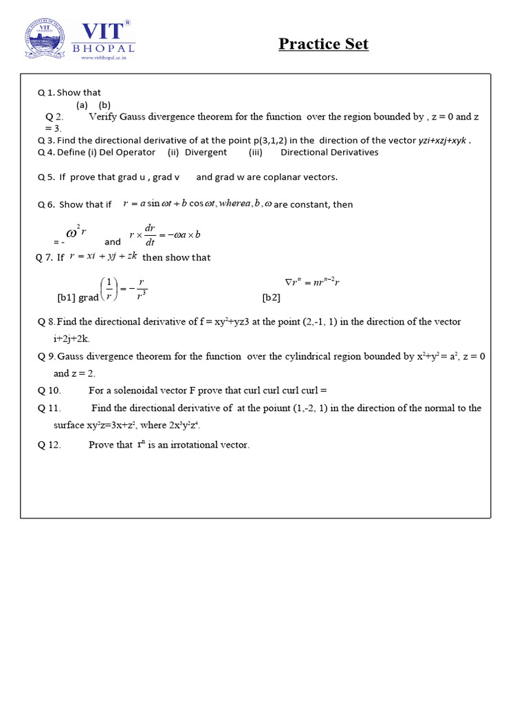 Vector Calculus | PDF