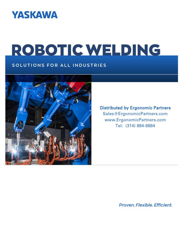 Yaskawa Robotic Welding Solutions Brochure | PDF | Robotics | Welding