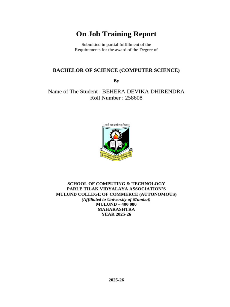 Devika OJT | PDF | Computer Security | Security