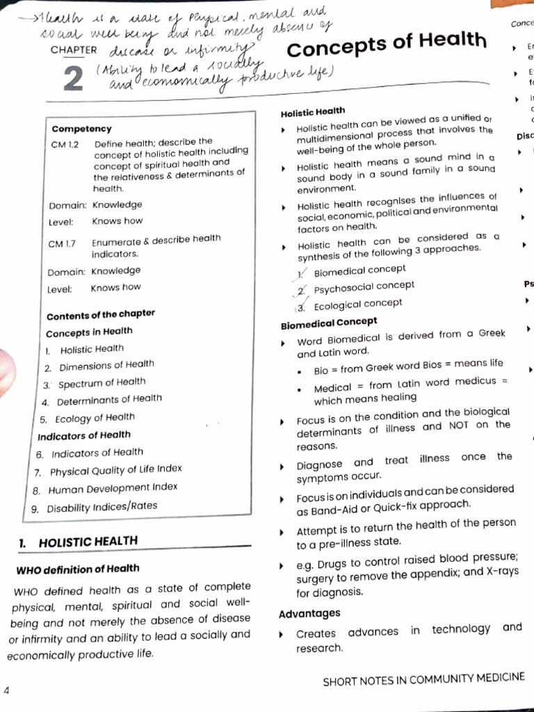 Holistic Health Concepts and Determinants | PDF | Human Development ...