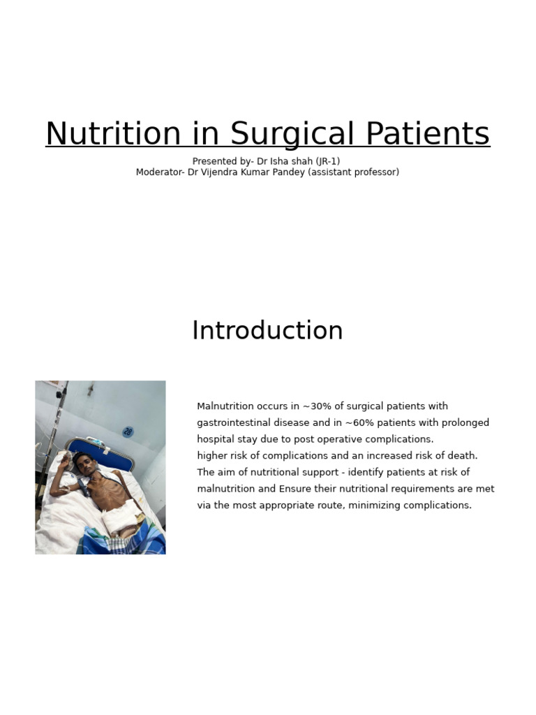 Nutrition Strategies for Surgical Patients | PDF | Glycogen | Glucose