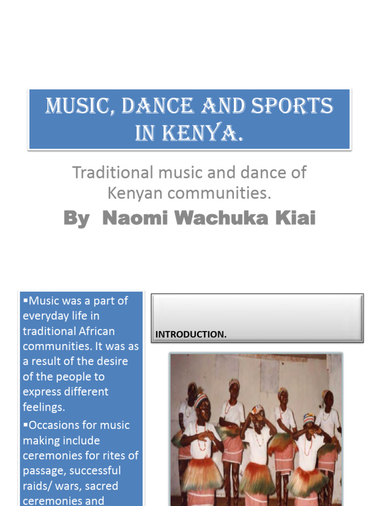 KU10 | PDF | Kenya | Dances