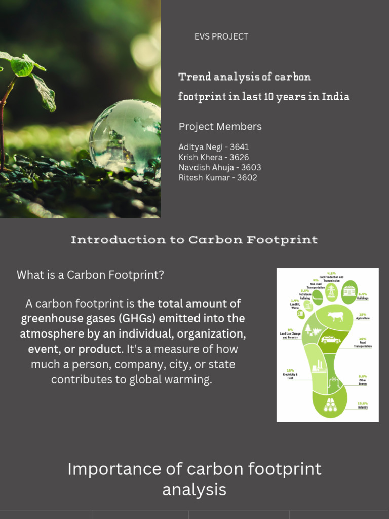 Carbon Footprint Trend Analysis | PDF | Carbon Footprint | Renewable Energy