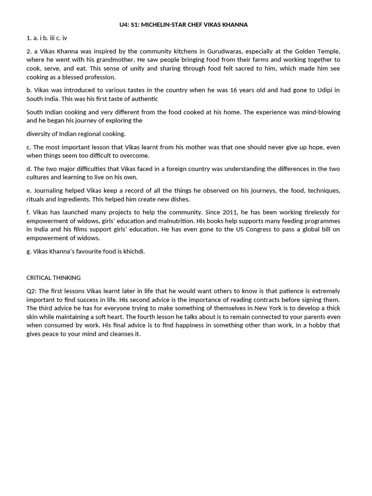 U4 s1 Book Exercises | PDF