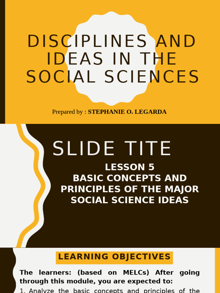 Major Social Science Concepts Explained | PDF | Psychoanalysis ...