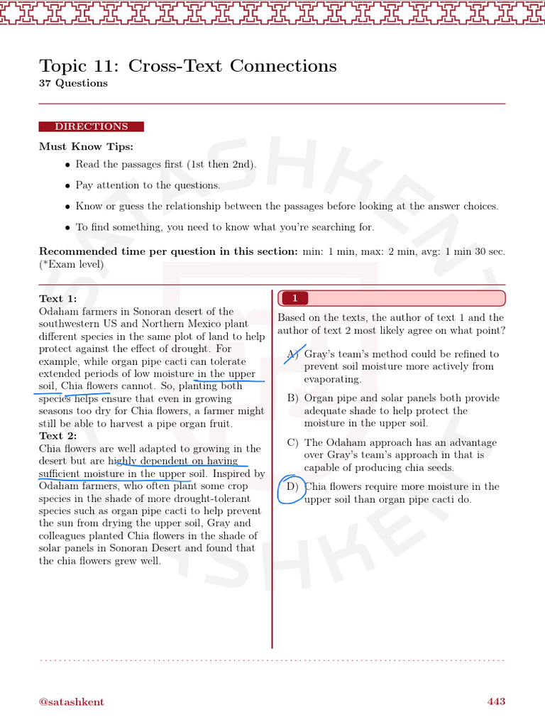 Cross Text | PDF | Predation | Desert