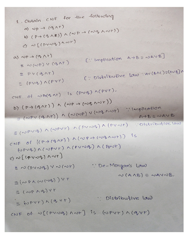 CNF DNF | PDF