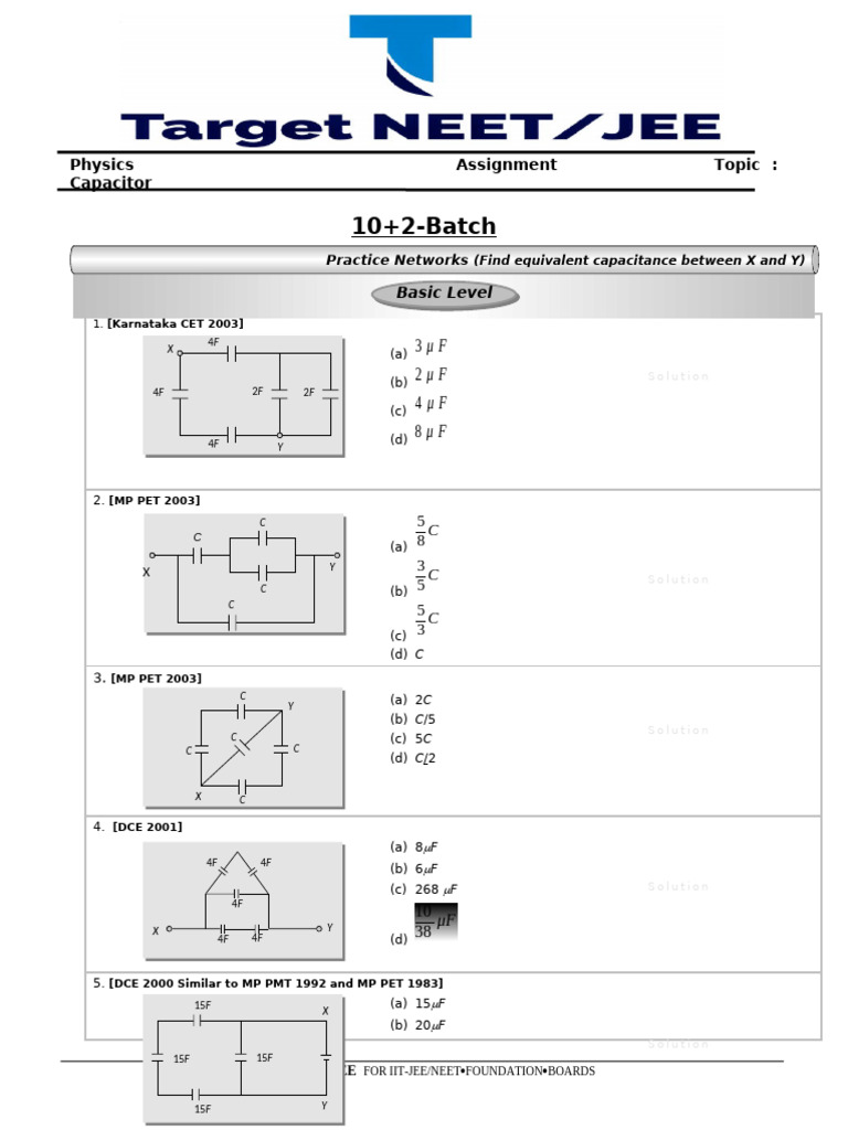 Assignment Capacitor | PDF | Chess | Chess Theory