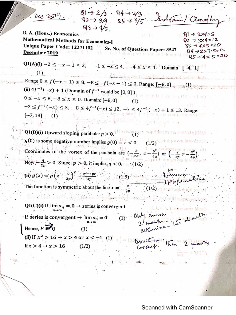 MME I Solution Set 2019 | PDF