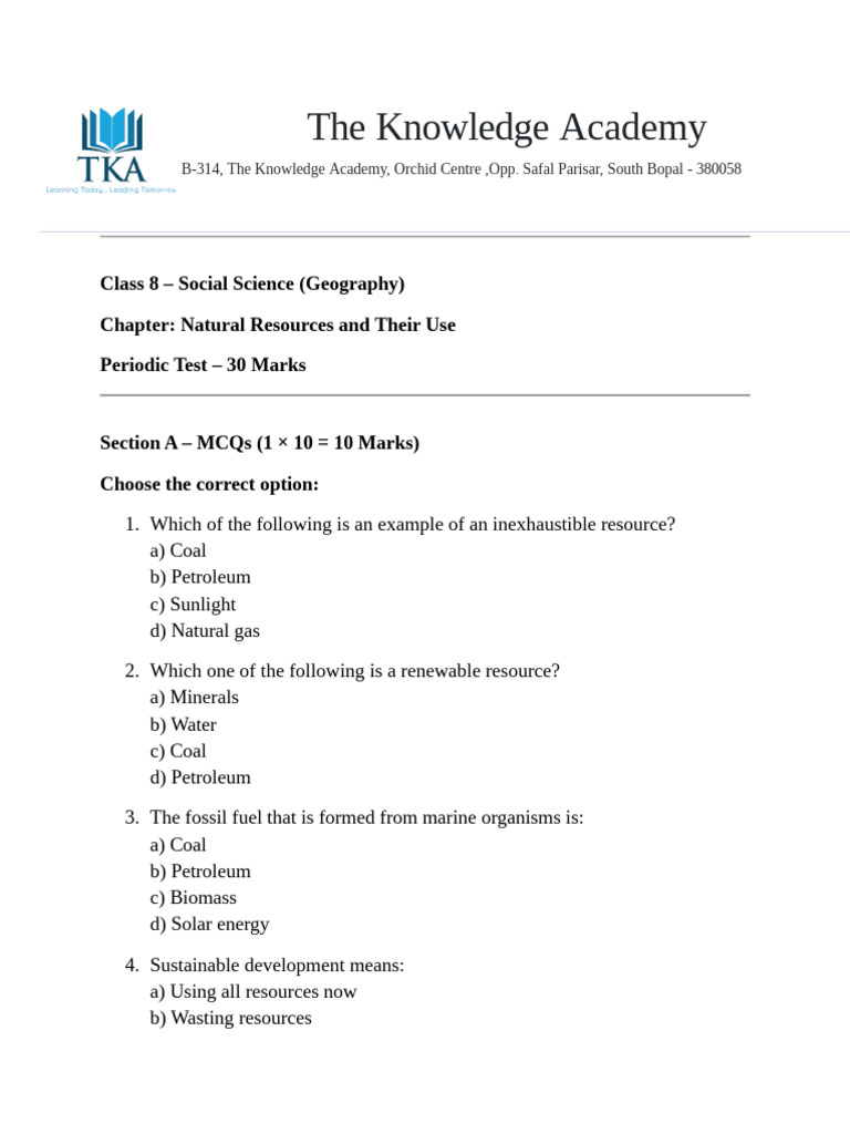 Class 8 Cbse Batch B New Textbook | PDF | Natural Environment ...