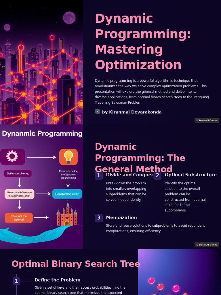 Dynamic Programming Mastering Optimization | PDF | Dynamic Programming ...