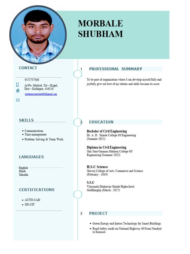 Resume Shubham | PDF
