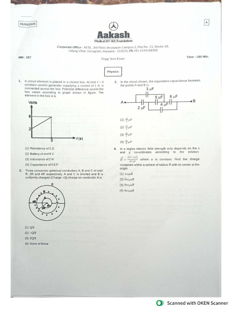 Term Exam Practice Paper A | PDF