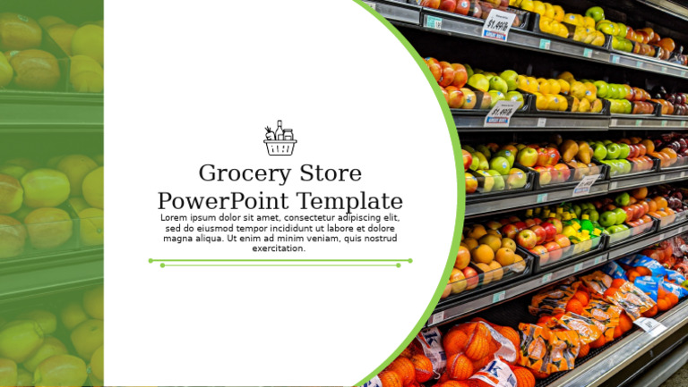 88706-Grocery Store PowerPoint Template Free | PDF