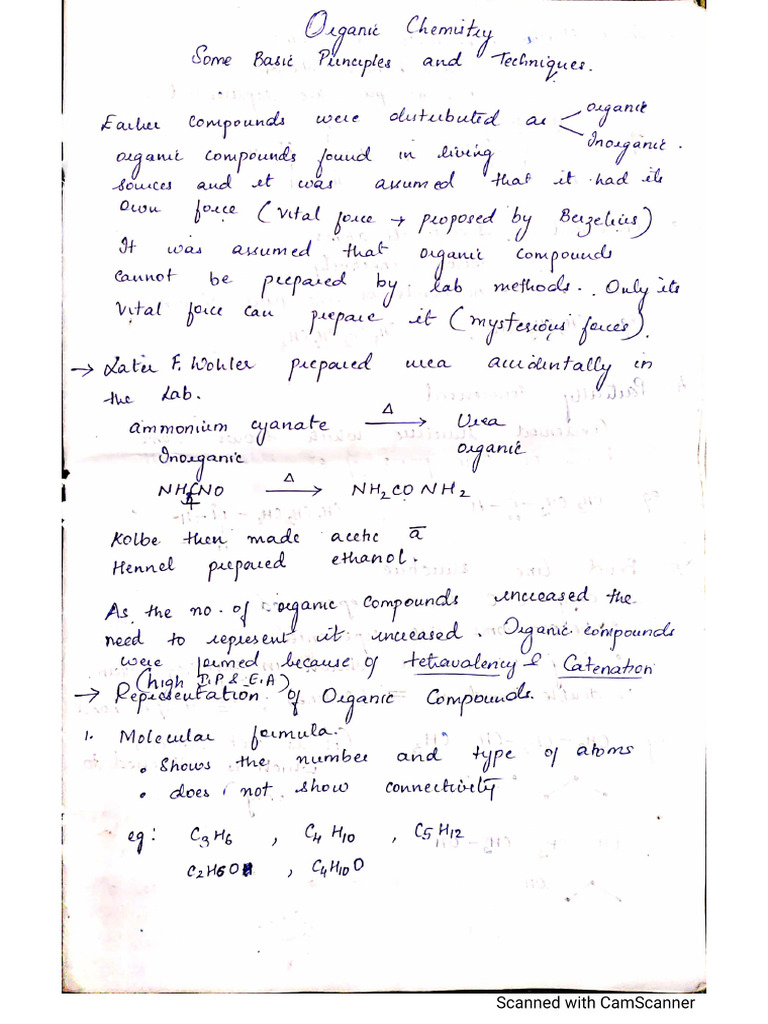 Organic Basic Concept-1 | PDF