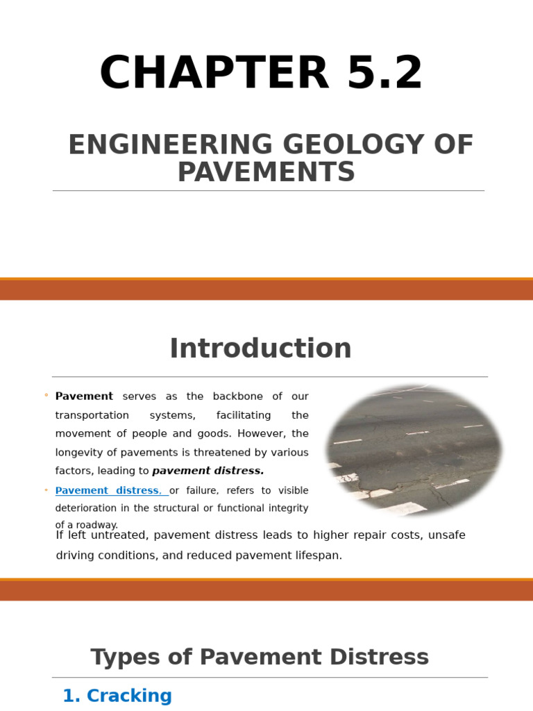 ENG. Geology CH-5.2 | PDF | Road Surface | Physical Sciences