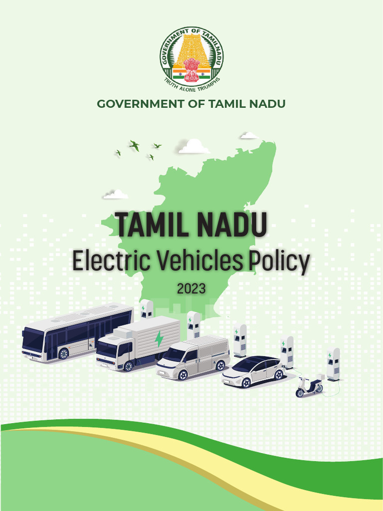 TN Electric Vehicles Policy 2023 | PDF | Electric Vehicle | Renewable ...