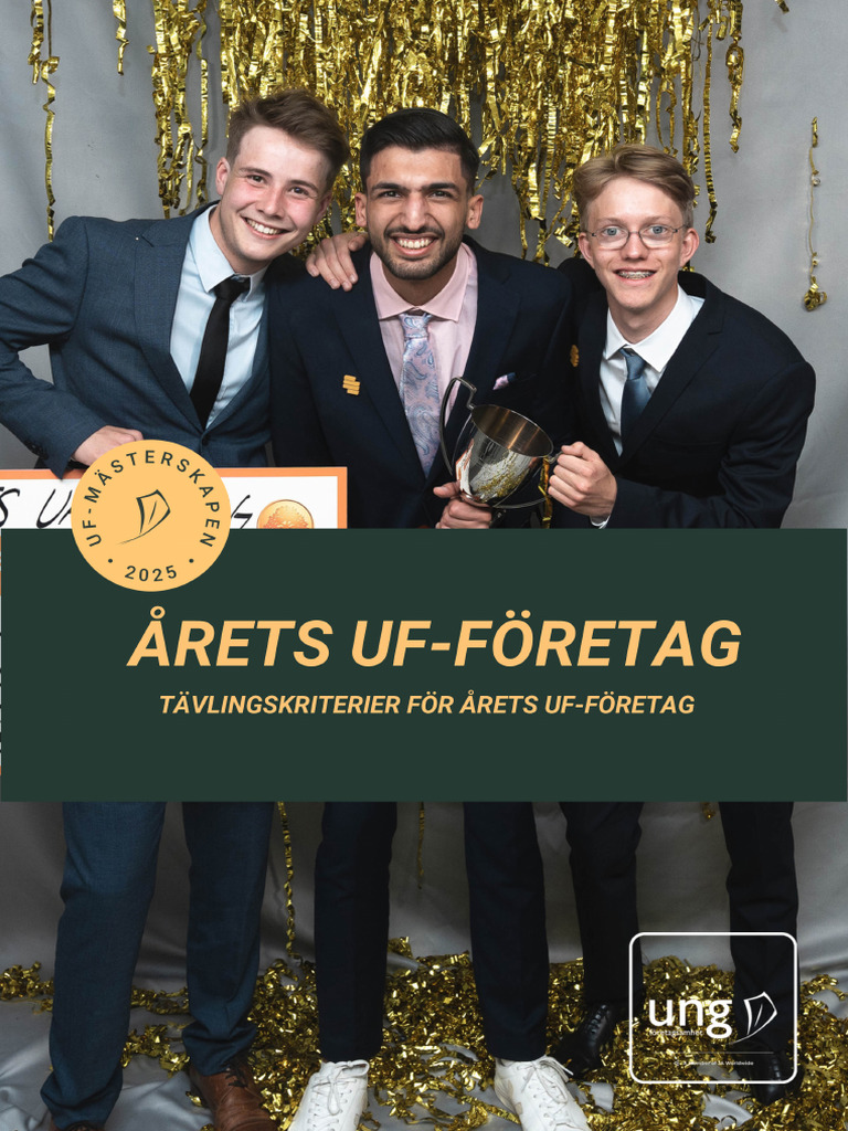 Tavlingskriterier Arets Uf-Foretag 2024-2025 | PDF