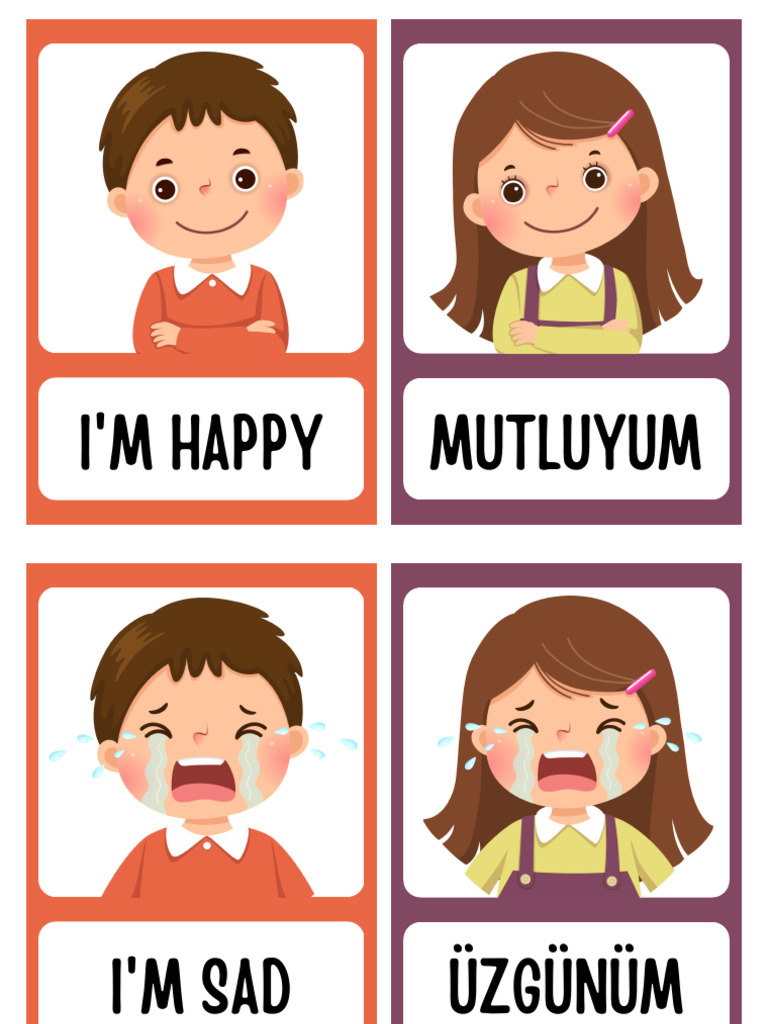Feelings and Emotions Flashcards | PDF