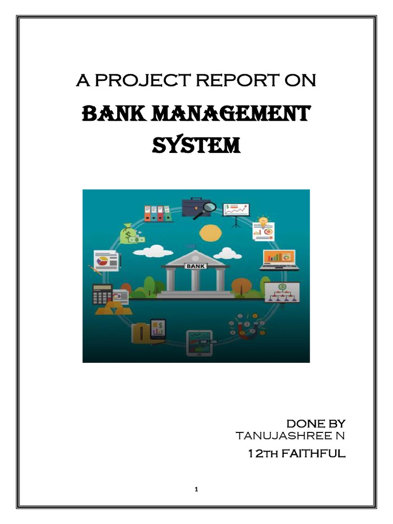 Bank Management System: A Project Report On | PDF | Python (Programming ...
