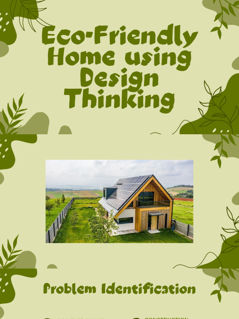 Eco-Friendly Home Using Design Thinking | PDF | Compost | Recycling