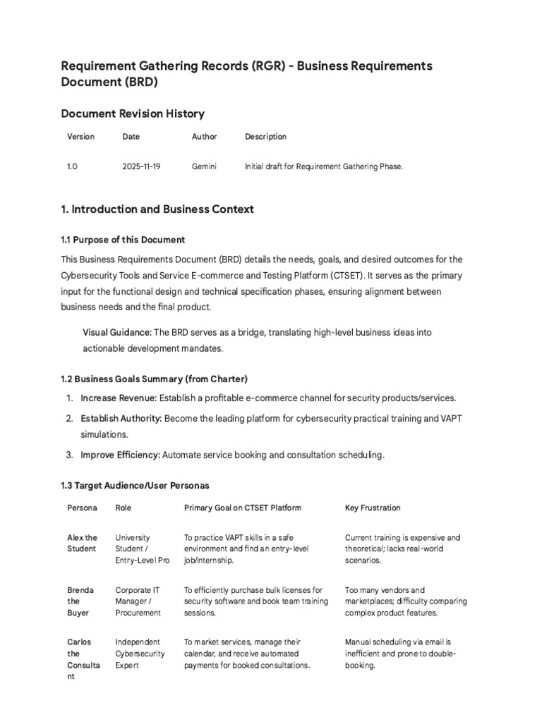 Task6-Requirement Gathering | PDF | Computer Security | Security
