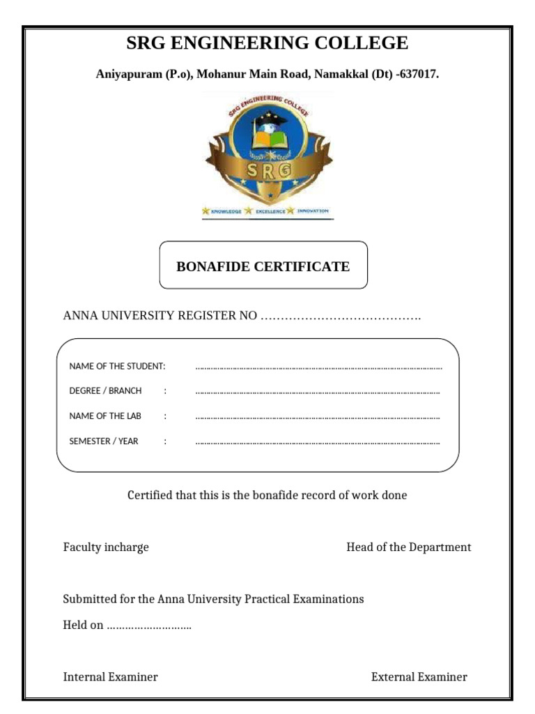 Bonofide 7 | PDF