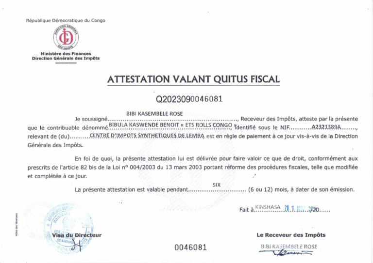 Dossier Ets Rolls Congo (2) - 7 | PDF