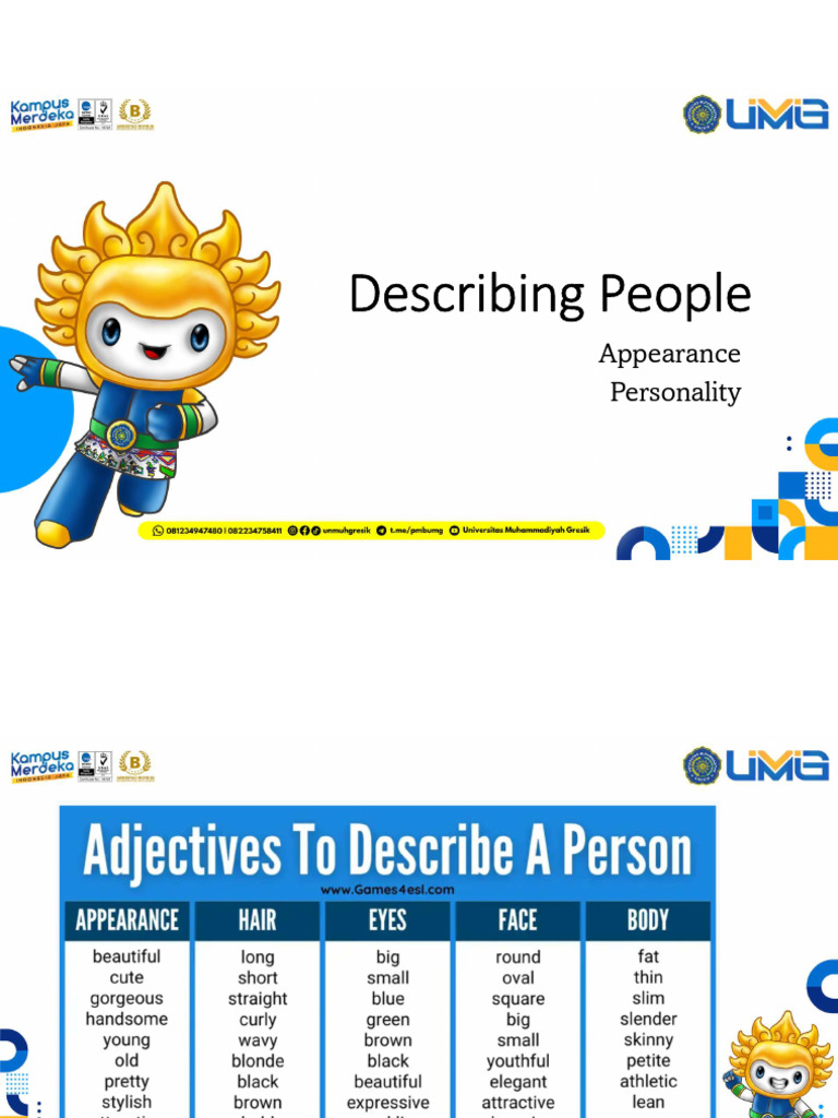 Describing People: Traits and Appearance | PDF