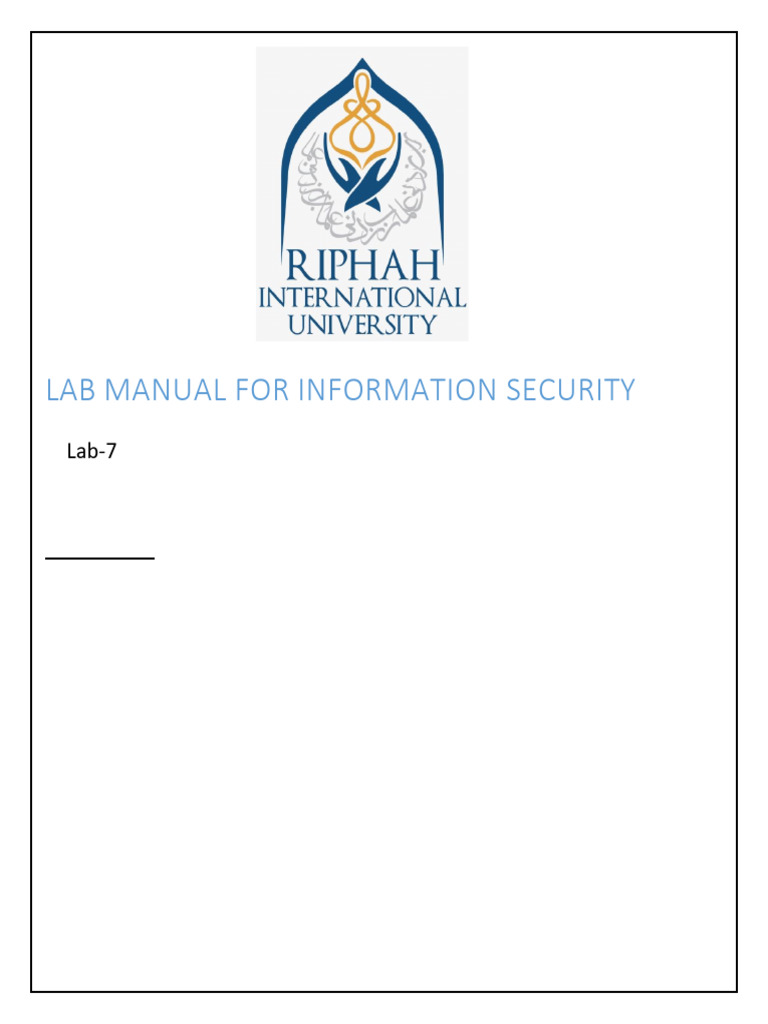 Lab 7 Manual | PDF | Transmission Control Protocol | Port (Computer Networking)