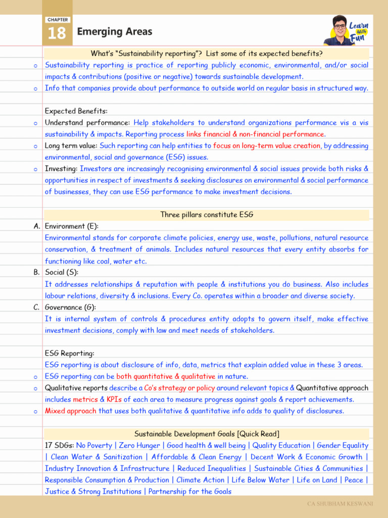 18 Emerging Areas | PDF | Sustainability | Natural Environment