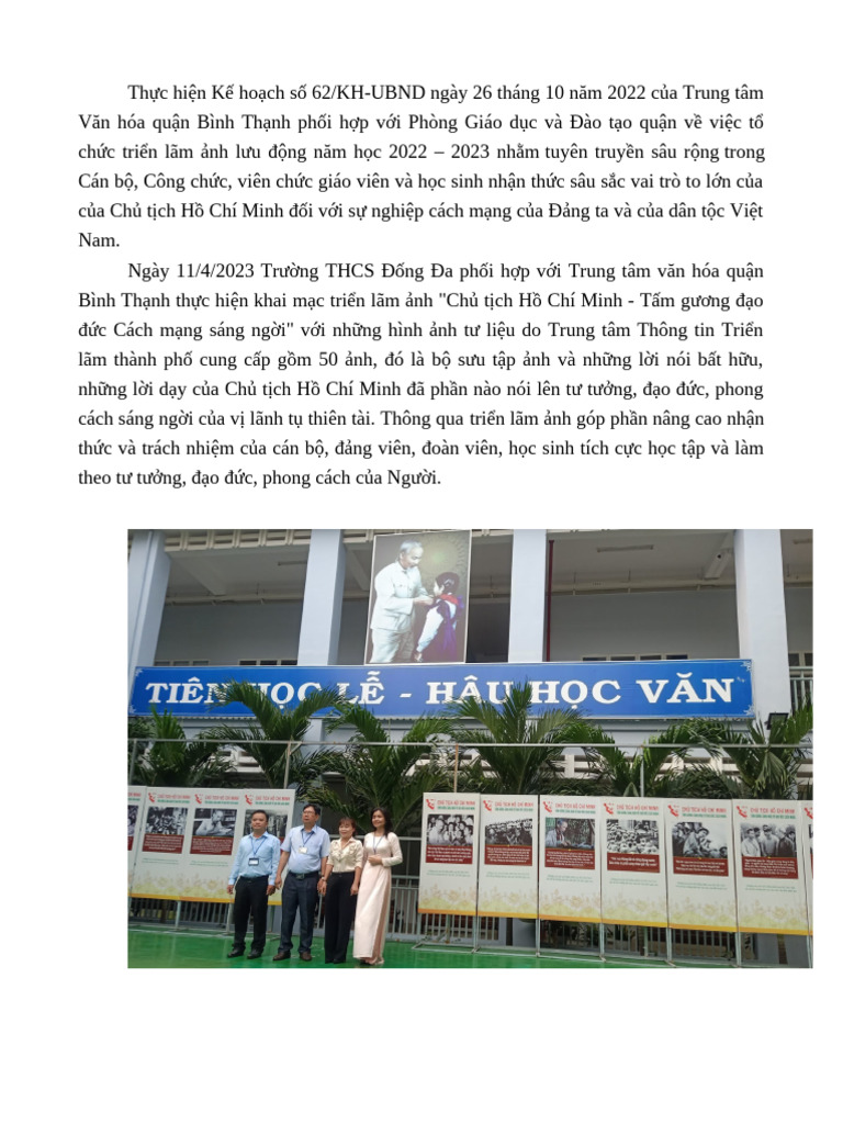 4 Khai Mac Trien Lam Anh HCM 134202314923 | PDF