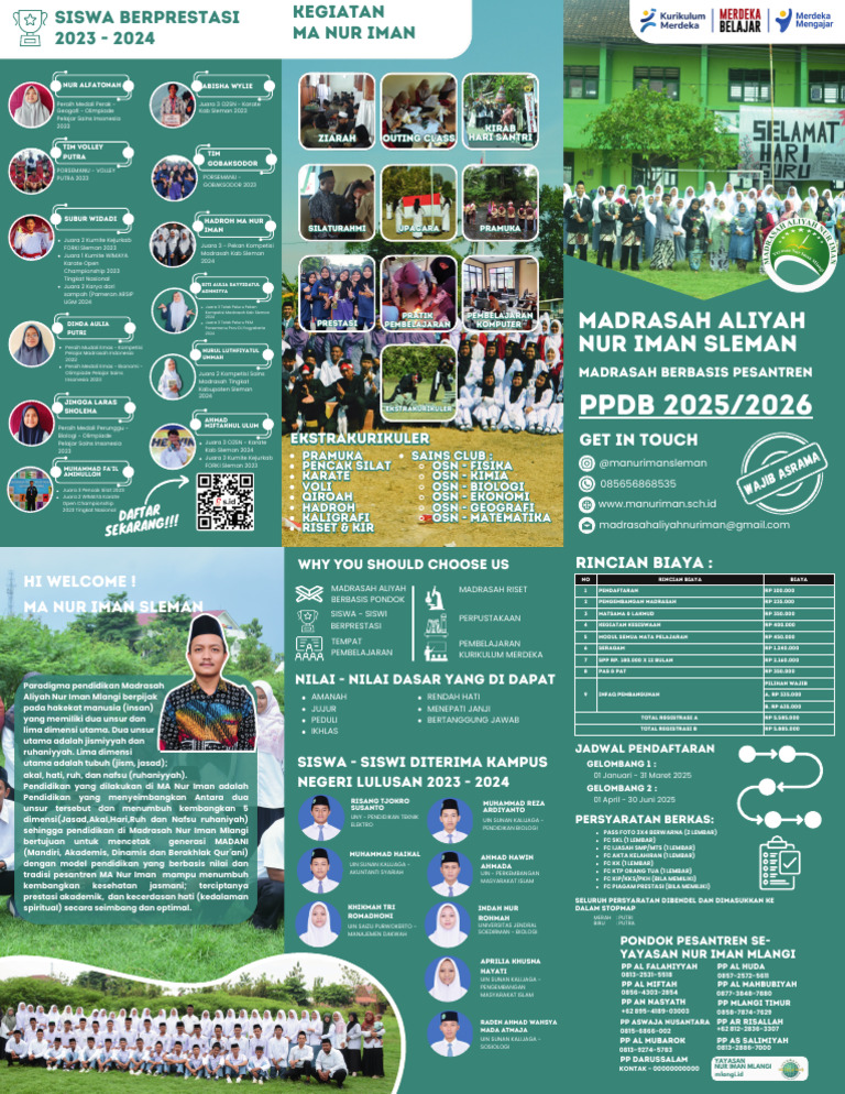 Prestasi dan Kegiatan MA Nur Iman | PDF