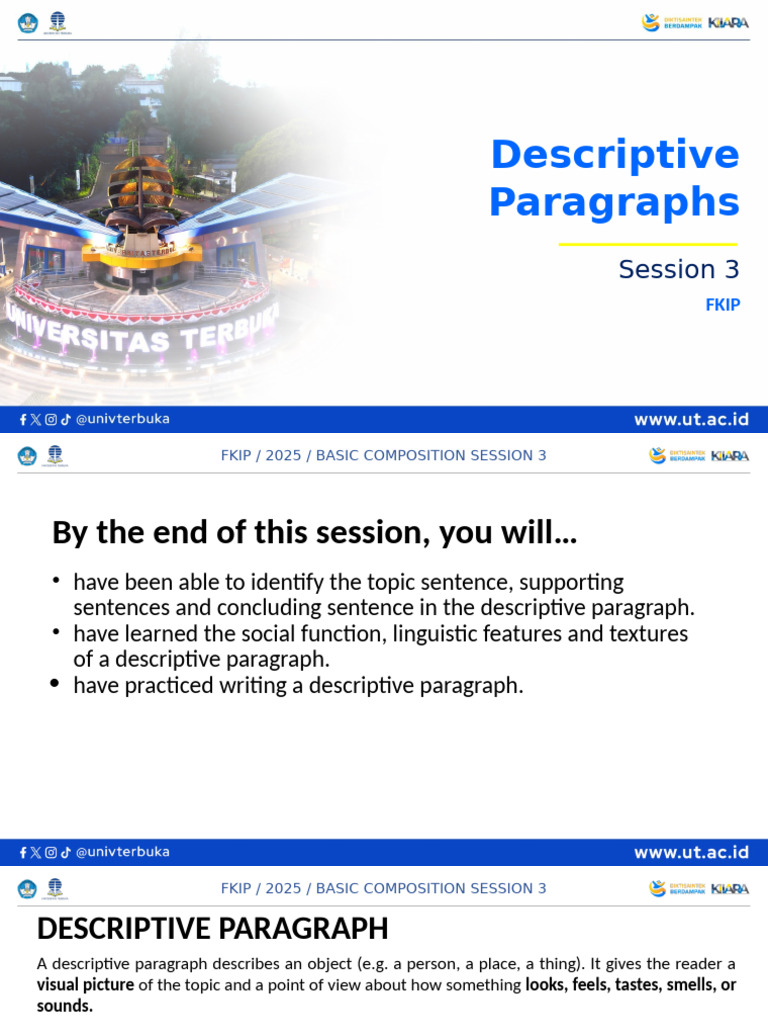 Descriptive Paragraph | PDF | Adjective | Senses
