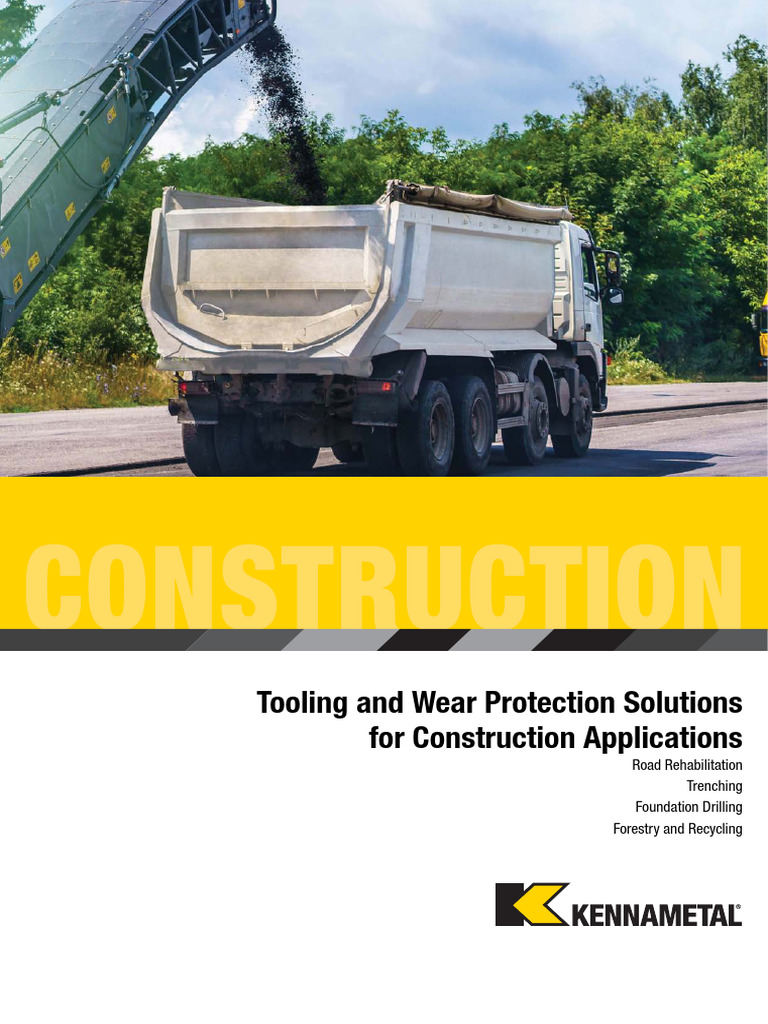 Tooling and Wear Protection Solutions for Construction Applications ...
