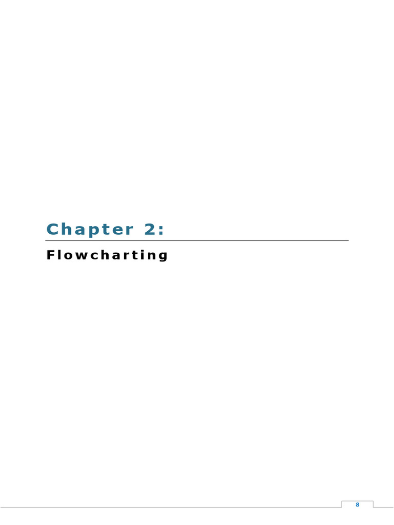 Chapter 2 - Flowcharting | PDF | Algorithms | Computer Science