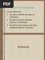 Settlement Types and Influencing Factors | PDF | Rural Area
