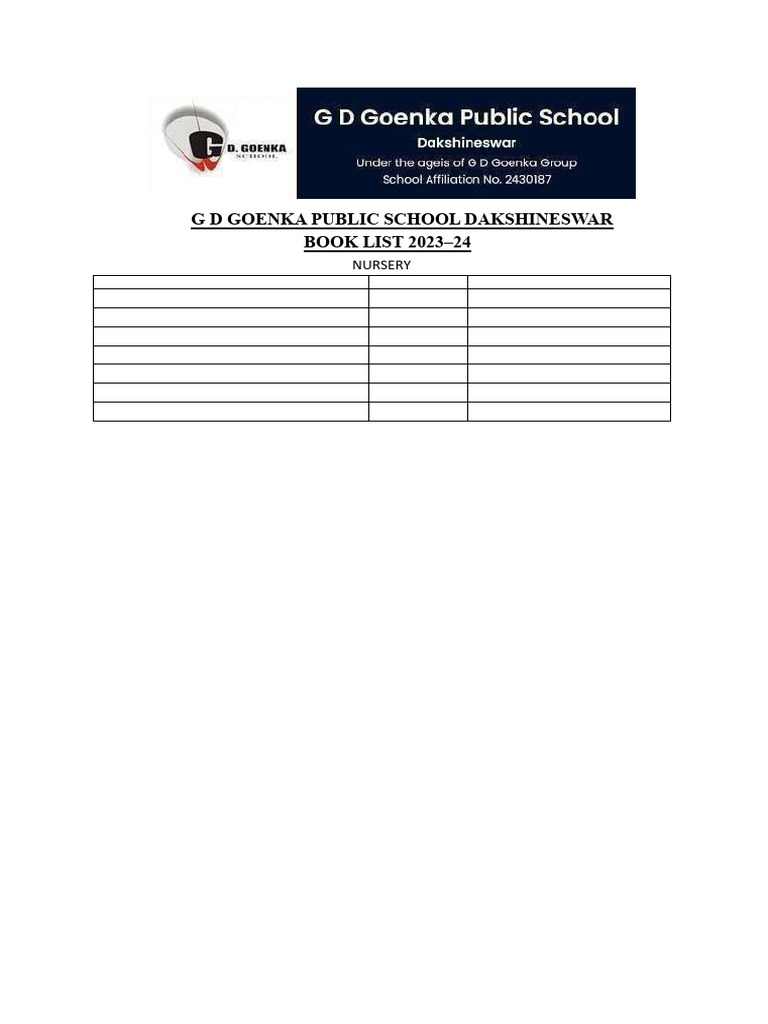 Booklist 2023-24 | PDF | Science