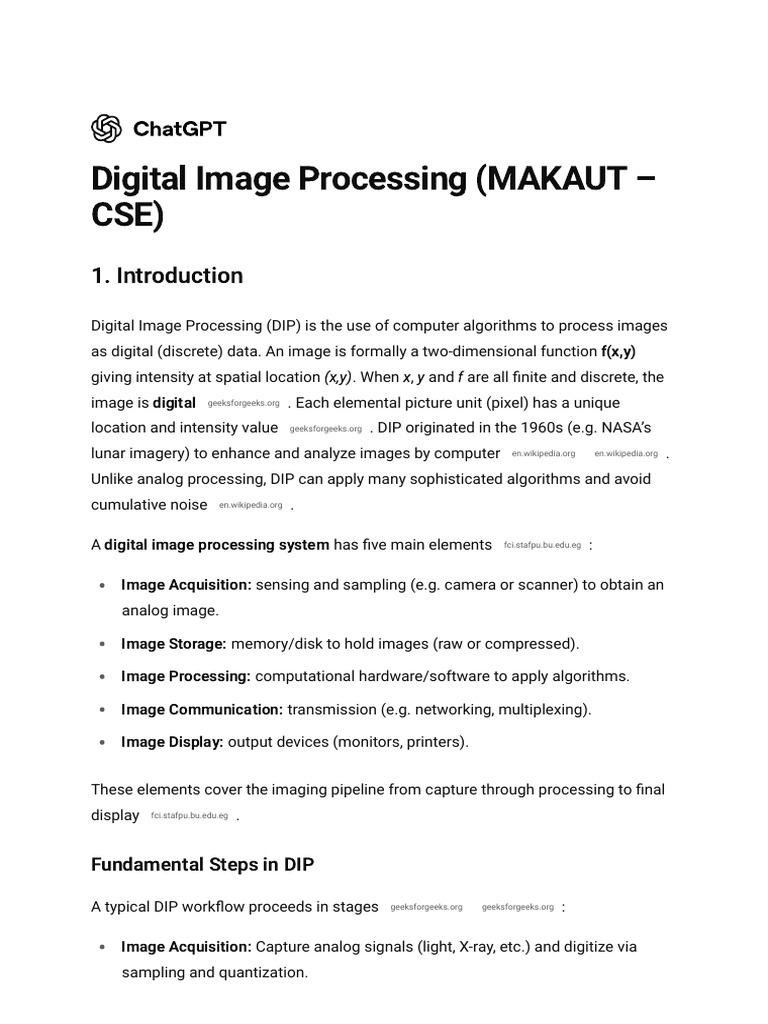 Image Processing | PDF | Image Segmentation | Digital Image