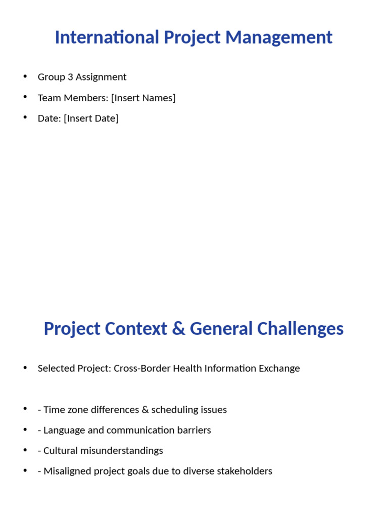 Enhanced International Project Management | PDF