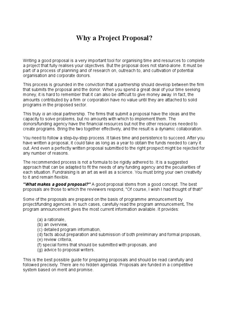 Proposal Writing Essentials | PDF | Citation | Evaluation