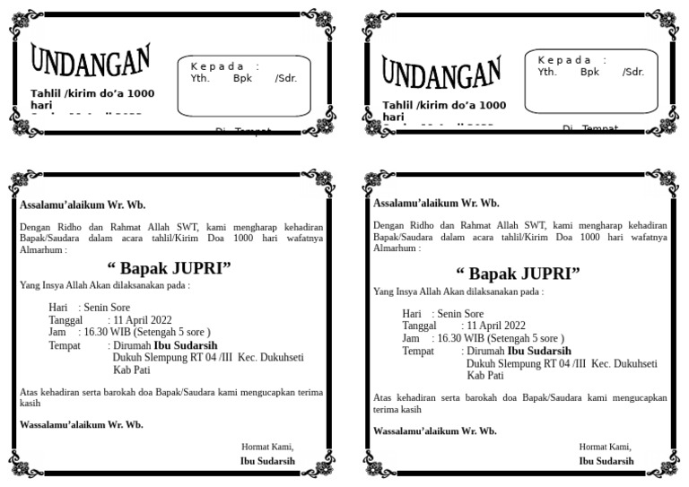 Pak Jupri 1000 Hari | PDF