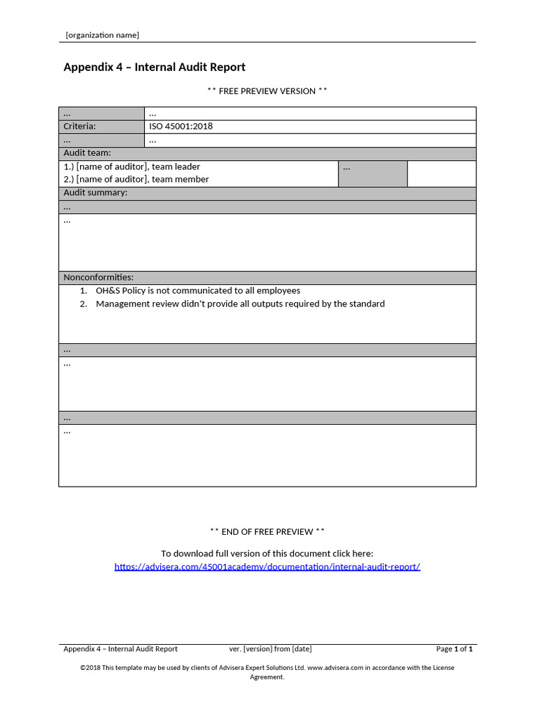 Appendix 4 Internal Audit Report Preview en | PDF