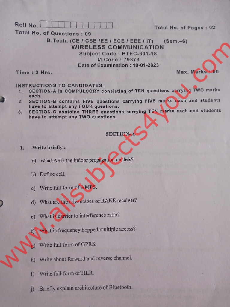 Sem 6 BTEC 601 18 Watermark | PDF