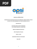 Proposal Penelitian OPSI 2024 | PDF