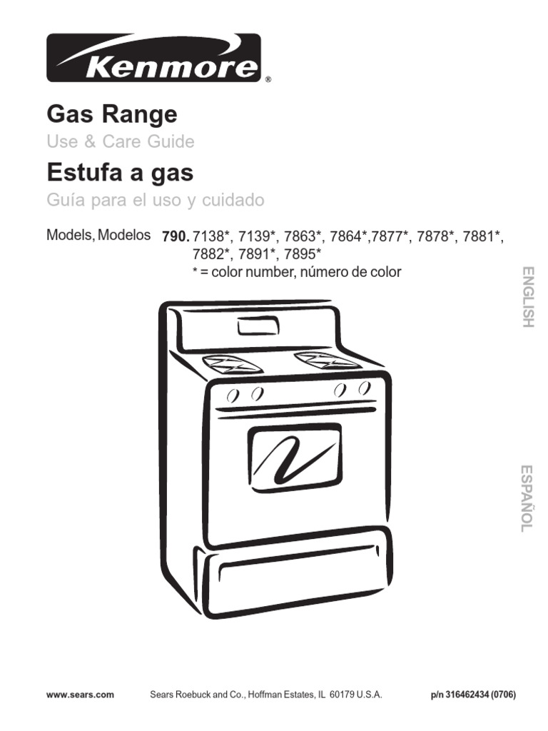 Gas Range Use & Care Guide | PDF | Grilling | Oven