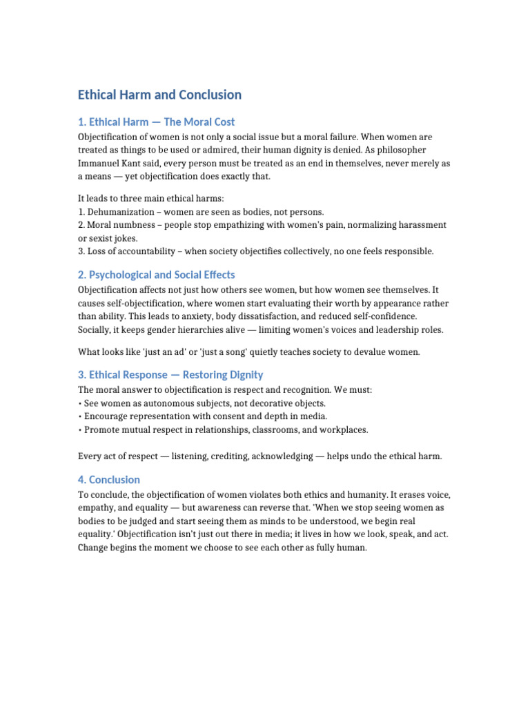 Ethical Harm and Conclusion 3min | PDF