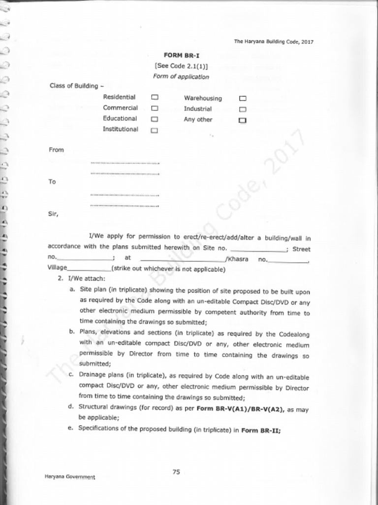 Form Br-I | PDF