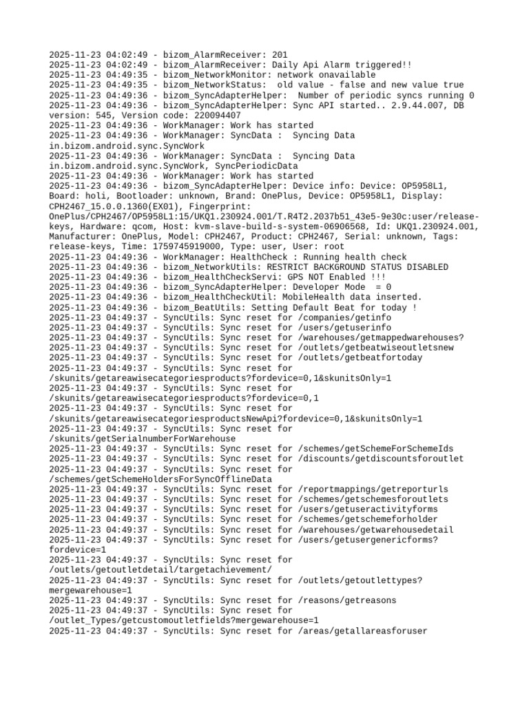 Logg 20251123 | PDF | Computing | Software Engineering
